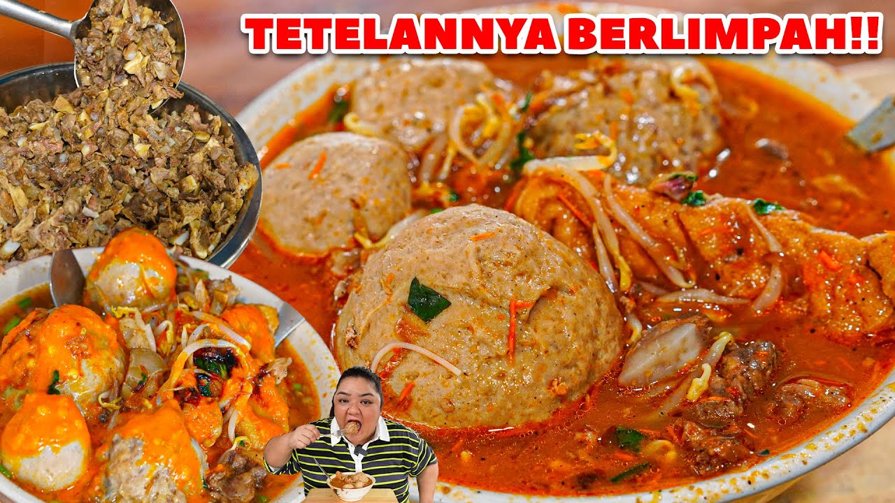 WAJIB COBA!! BAKSO ENAK PAKE TETELAN BERLIMPAH DI KEBON JERUK!! - YouTube