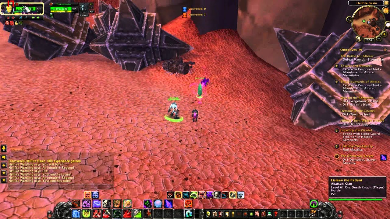 WoW Outland - The demoniac scryer - YouTube