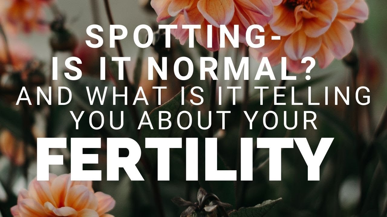 Spotting - Is it Normal and What is it Telling You About Your Fertility ...