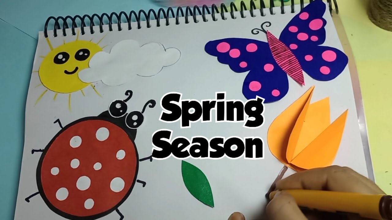 Spring Season | Spring Season Chart Decoration Idea | Easy Spring ...