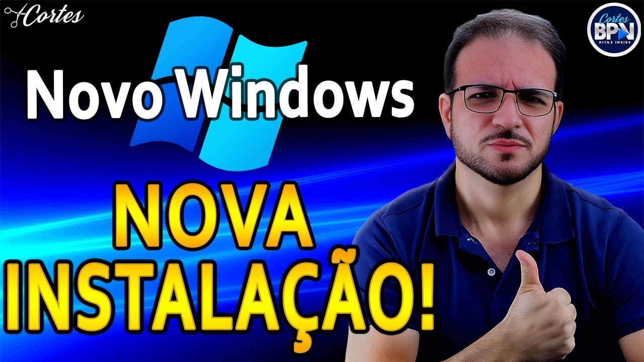 NOVO WINDOWS tem NOVA INSTALAÇÃO! FANTÁSTICO! - YouTube