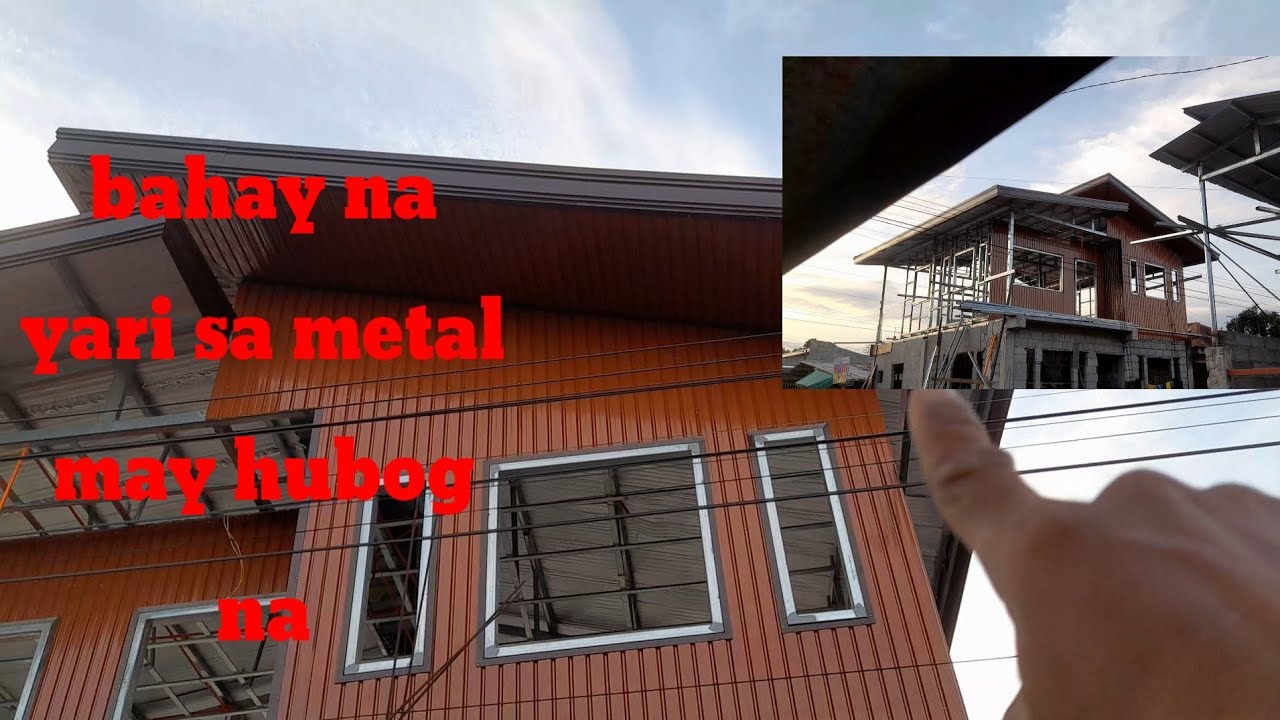 bahay na yari sa metal may hubog na. - YouTube