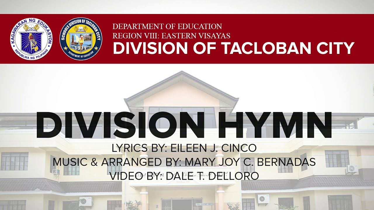 DEPED TACLOBAN CITY DIVISION HYMN 2020 - YouTube