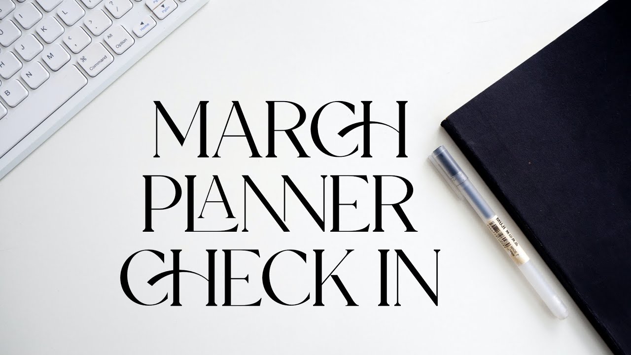 March Planner Check-In - What am I up to now? | Personal rings - YouTube