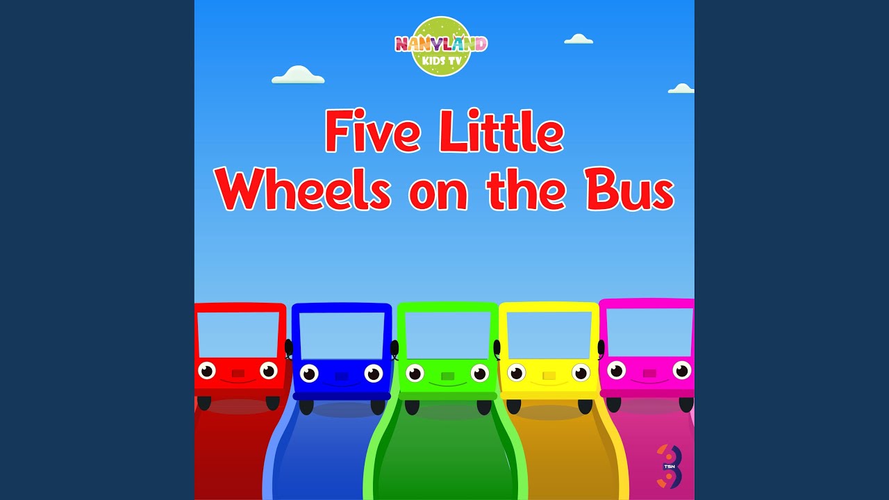 Learn Colors with Slide and Bus | Wheels On The Bus | Color Song For ...
