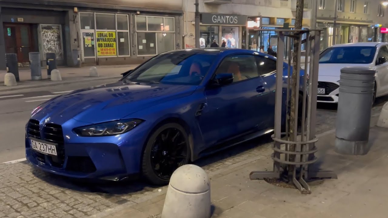 Beautiful M4 Competition G82 Portimao Blue - YouTube