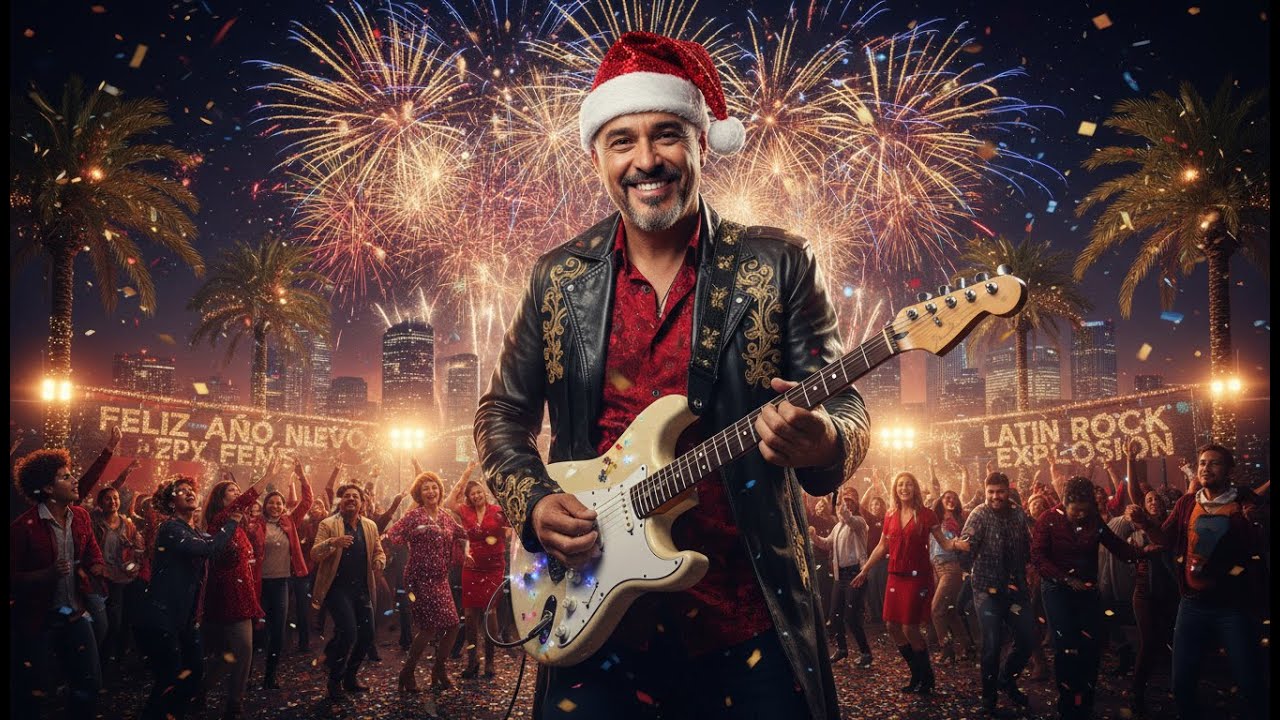 🎅🎸 ¡Santa se volvió rockero! La canción más loca para empezar el Año ...