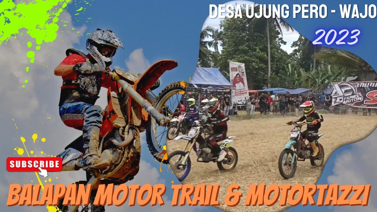 KESERUAN SYUKURAN PESTA PANEN 2023 || EVENT BALAPAN SEPEDA MOTOR TRAIL ...
