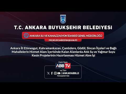 ASKİ GENEL MÜDÜRLÜĞÜ - Atık Su ve Yağmur Suyu Kesin Projelerinin Hazırlanması Hizmet Alım İşi