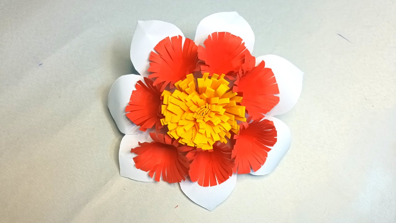 How to Make Paper Fllower Craft | Easy and Beautiful Paper Fllower |# ...
