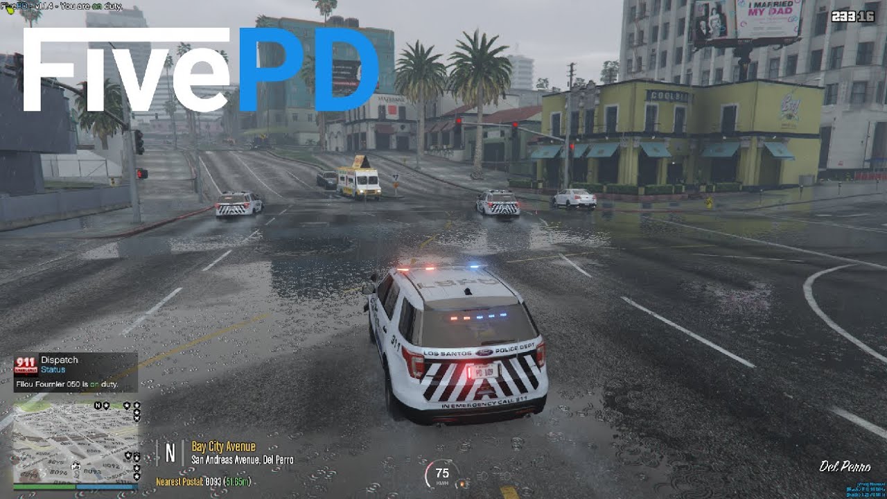GTA V l FIVEPD l Serveur FivePD-FR RP #4 - YouTube
