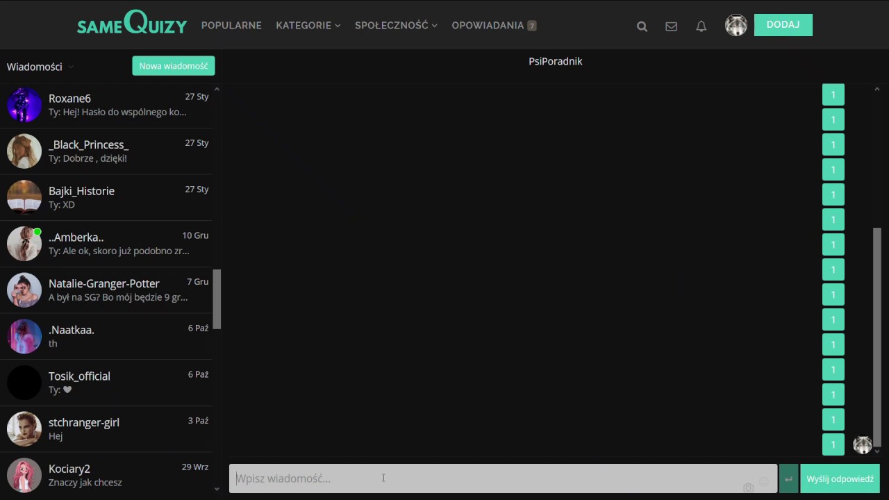 Prywatne wiadomości - jak to działa? | sameQuizy | - YouTube