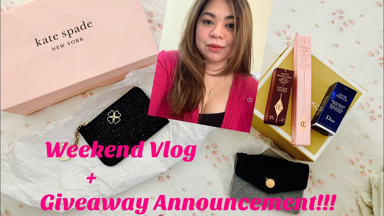 STAY @ HOME Weekend Vlog|Everyday Taong Bahay Look | GIVEAWAY WINNER ...