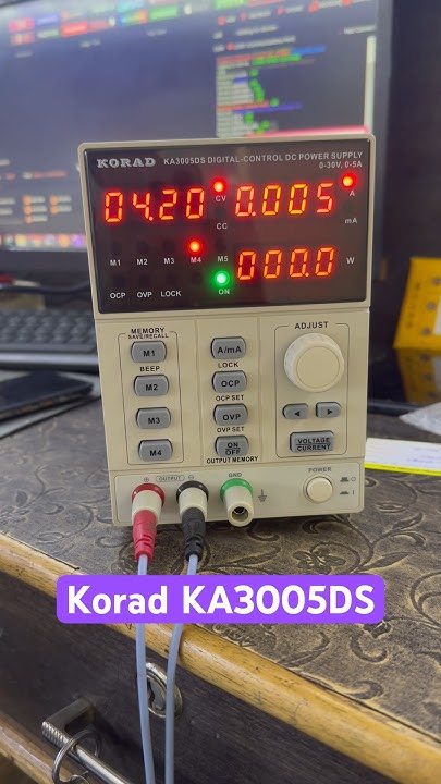 Korad KA3005DS new model DC machine - YouTube
