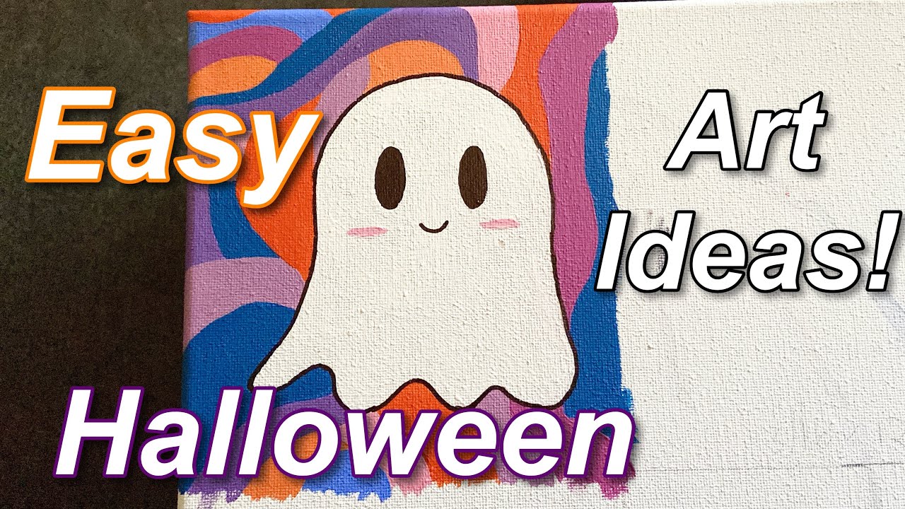 Easy and Cute Halloween Art Ideas 👻 1/6 - YouTube