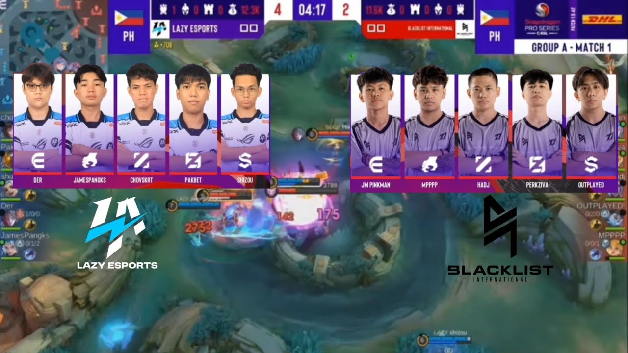 Game Full Team Fight ! Blacklist vs lazy esport game 1 - YouTube
