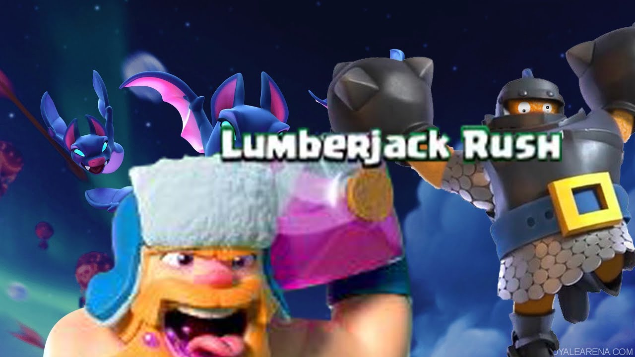 Top 10 Mach Lumberjack Rush Clash Royale - YouTube