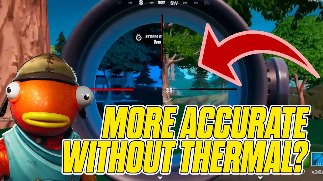 Fortnite: Thermal DMR - Is It More Accurate Without the Thermal? - YouTube