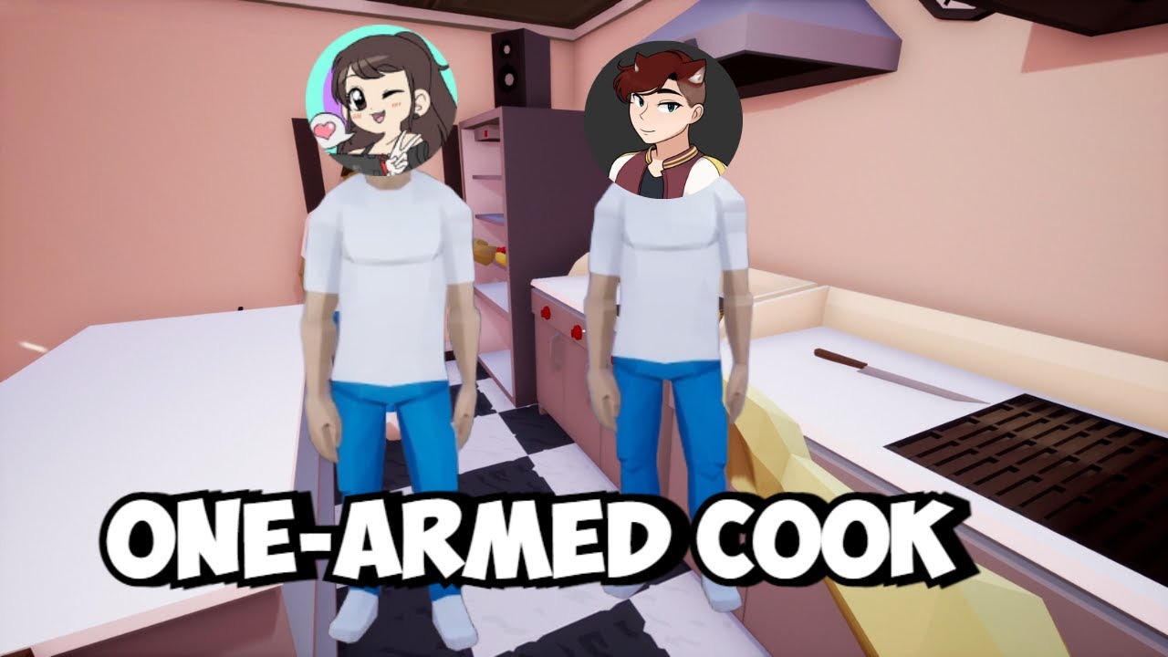 We cooked with only ONE ARM?! One Armed Cook w/Hunter - YouTube