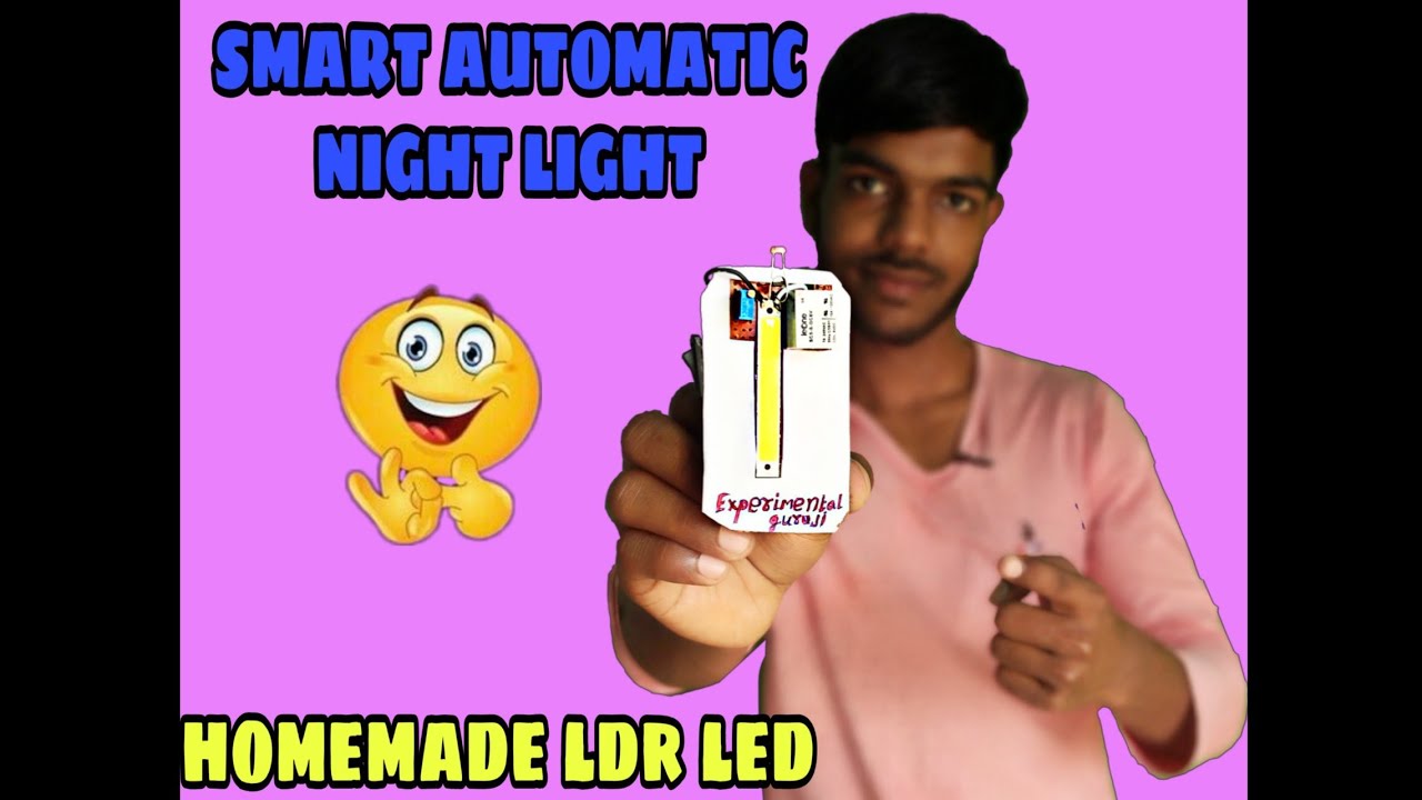 how to make smart night light|| automatic night light with ldr - YouTube
