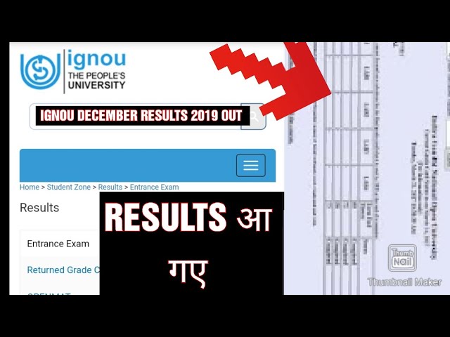 IGNOU DECEMBER 2019 RESULTS OUT IGNOU TERM END RESULTS IGNOU TEE EXAM ignou-december-2019-results-out-ignou-term-end-results-ignou-tee-exam