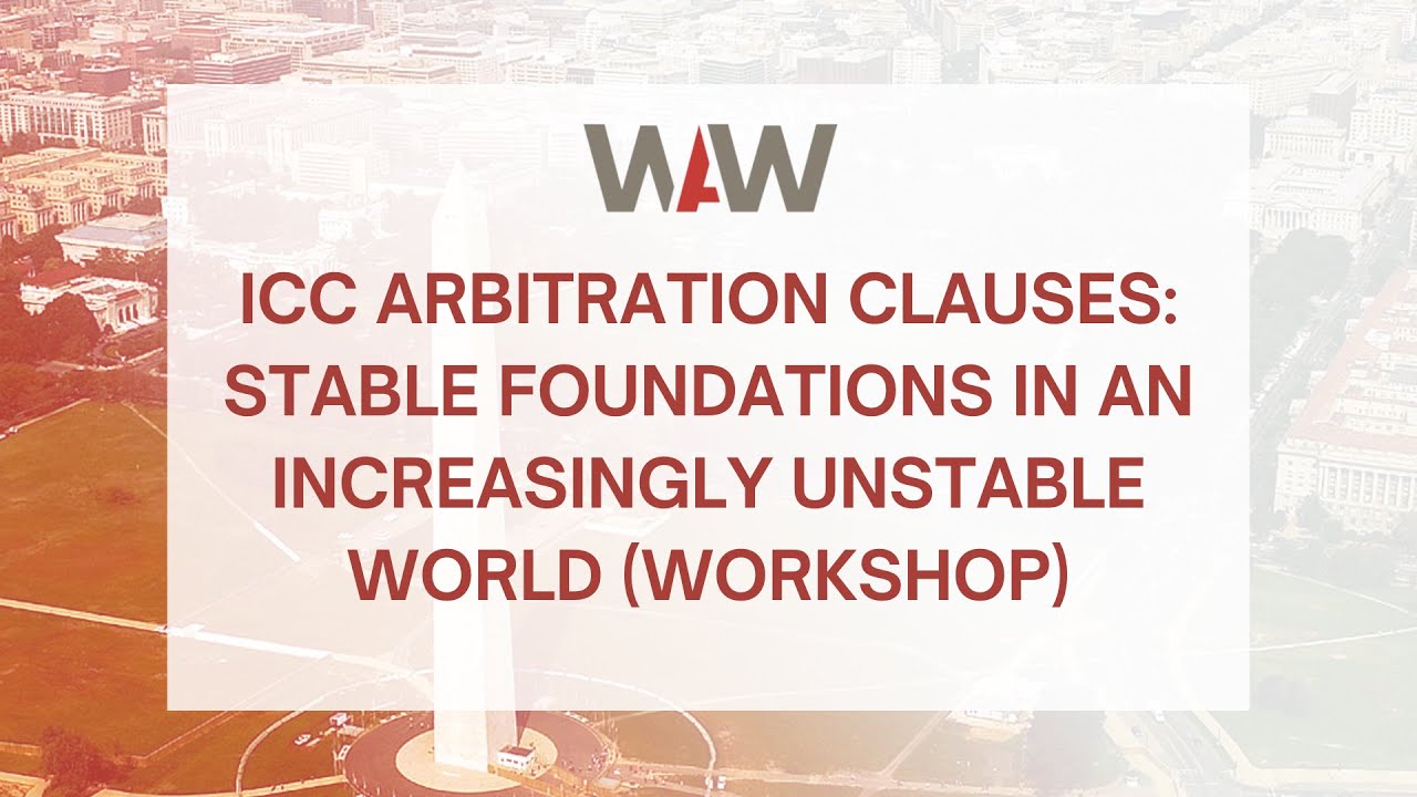 Draft - ICC Arbitration Clauses: Stable Foundations in an Increasingly ...