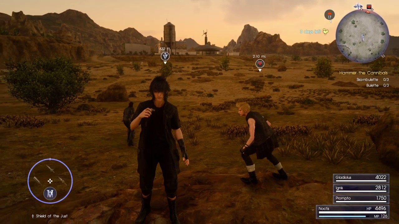 Final Fantasy XV Step Up Your AP Farming With Shield of the Just - YouTube