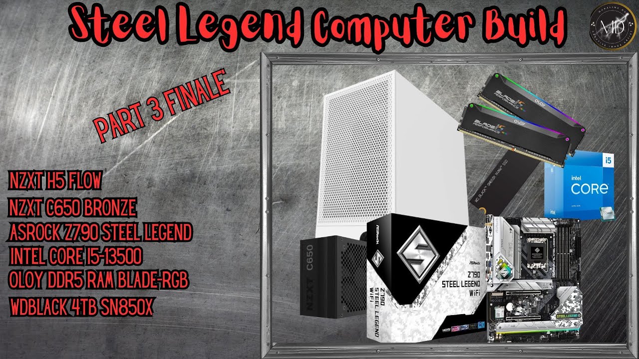 PART 3 FINALE' LIVE - Steel Legend Computer Build - Sunday Oct 29, 2023 ...