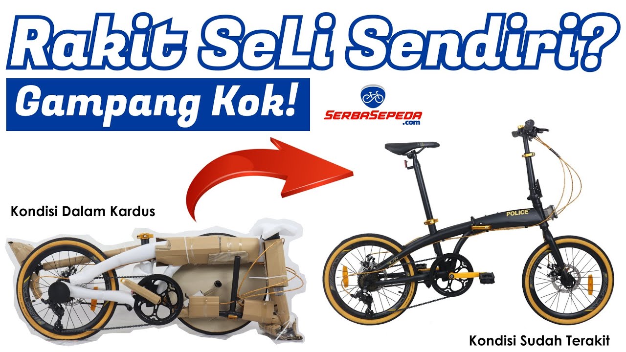 Cara Merakit Sepeda Lipat - YouTube