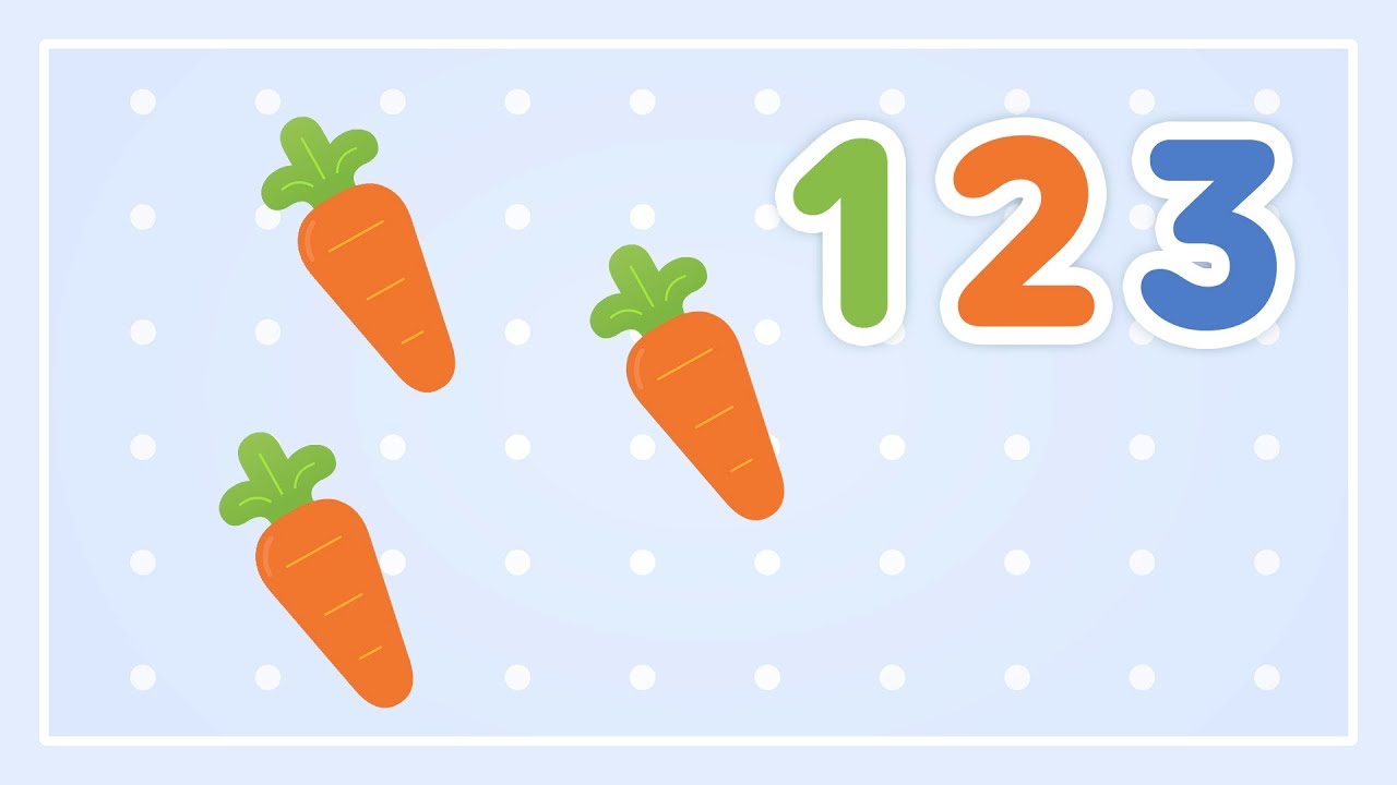 🍉 123 FRUITS & VEGETABLE 🍉 Learn to count for Kids with Paprika Twins ...