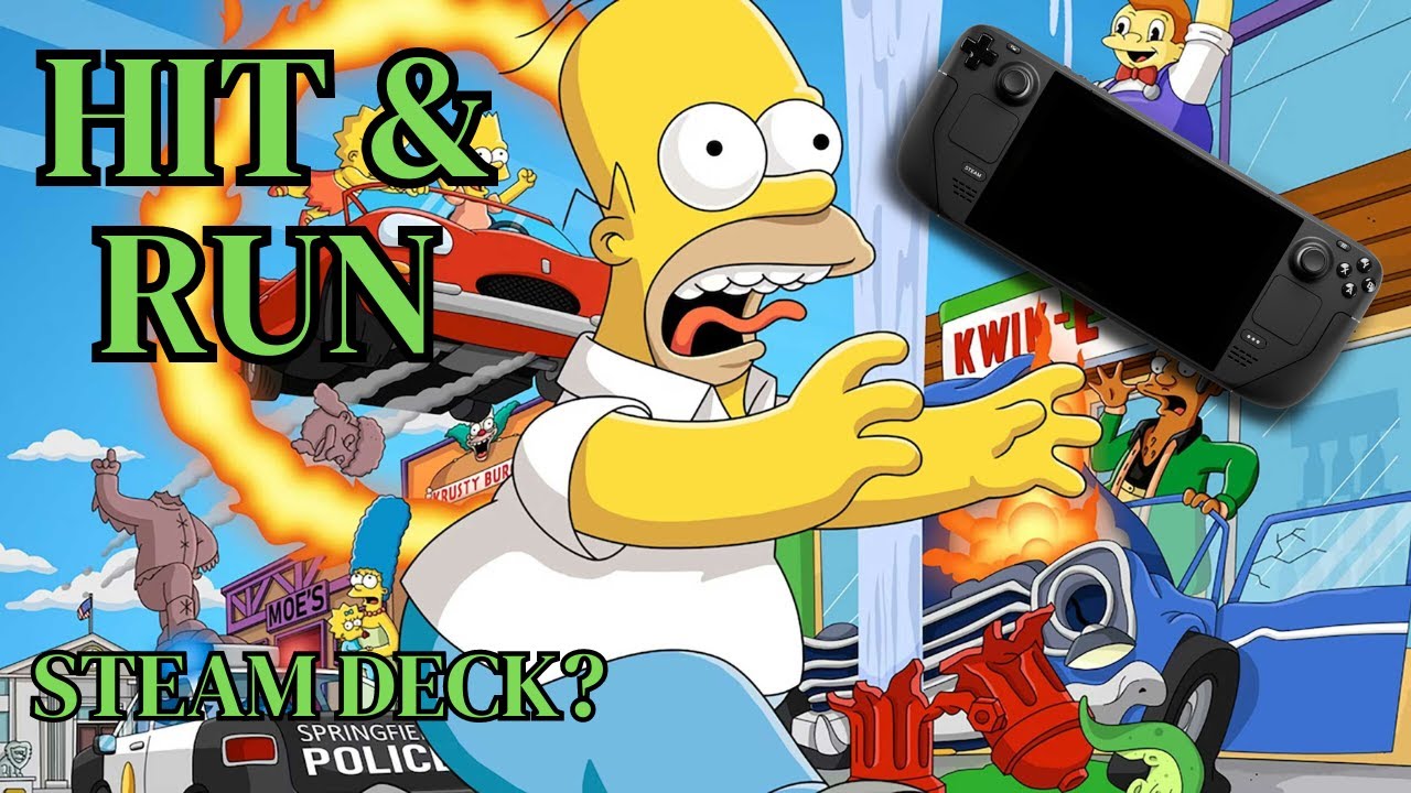 THIS is YOUR Sign To Play The Simpson's Hit & Run On The Steam Deck ...