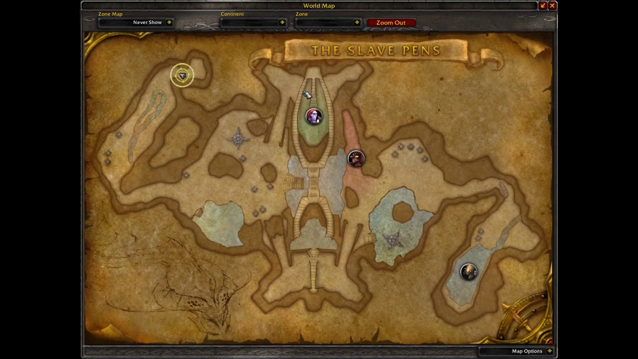 World Of Warcraft Entrance - The Slave Pens (Zangarmarsh Instance ...
