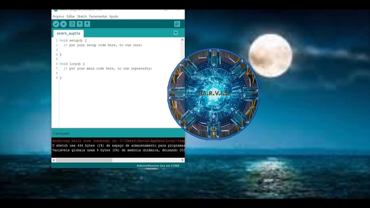9# Jarvis Pró , código Arduíno liga/desliga com uma única letra - YouTube