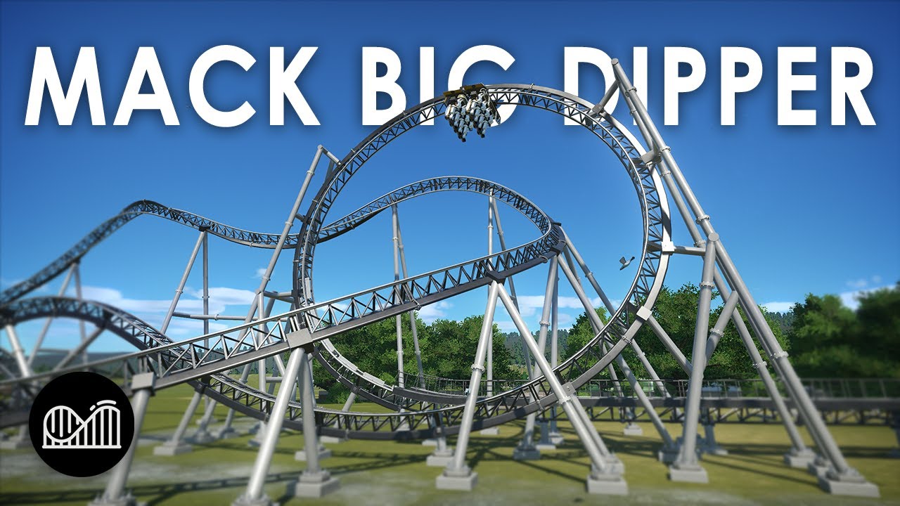 MACK BIG DIPPER - Realistic Planet Coaster Park - Wonder World Ep 4 ...