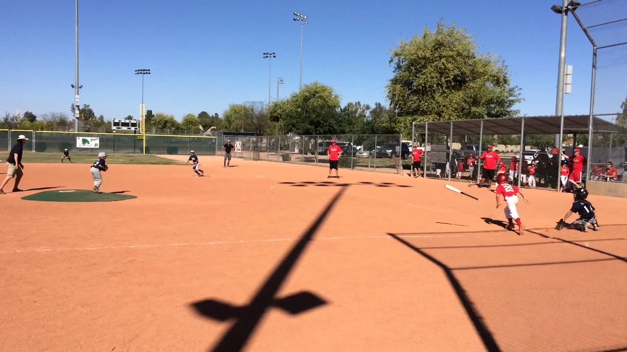 Eli's First Time Pitching in First Kid Pitch Game - YouTube