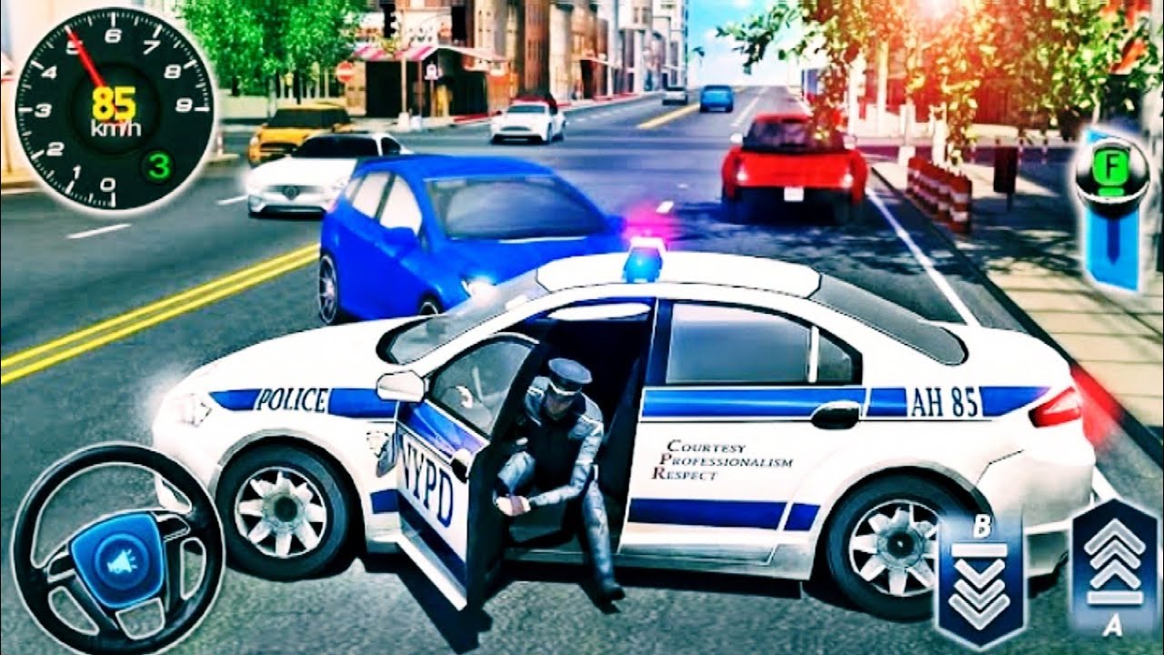 Police Car Chase Driving Simulator GamePlay - Car Driving 3D Racing ...