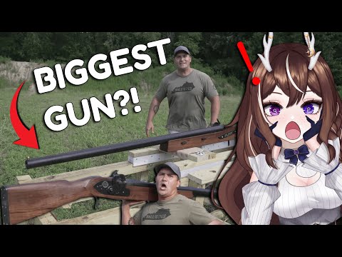 Polish Girl Sees PUNT GUN For The First Time || THE PUNT GUN (The Biggest Shotgun EVER) Reaction