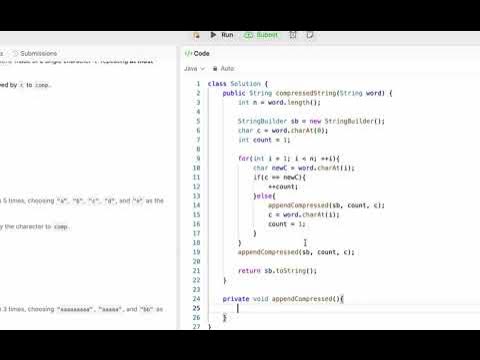 3163. String Compression III - YouTube