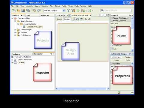 Exploring GUI Builder in NetBeans IDE - YouTube