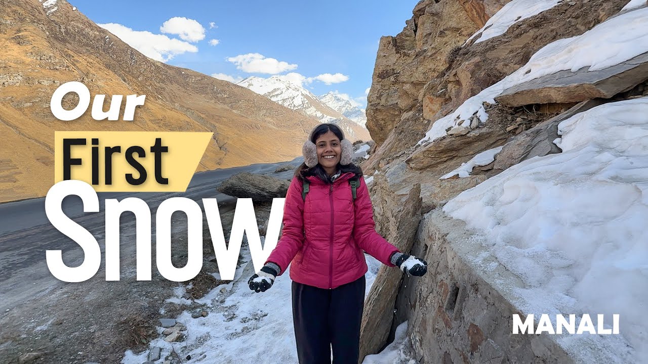 Manali Snow Sightseeing Tour in ₹500 | Our First Snow Experience ...