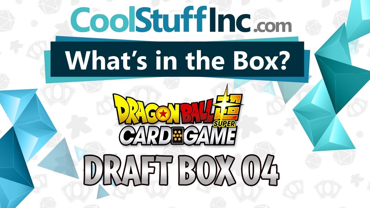 Unboxing Dragon Ball Super Draft Box 4 - What's in the Box? - YouTube