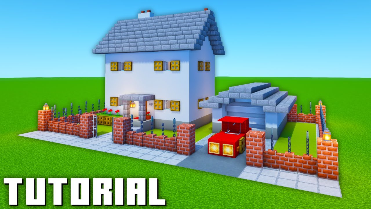 Minecraft Tutorial: How To Make A Suburban House 2 - YouTube