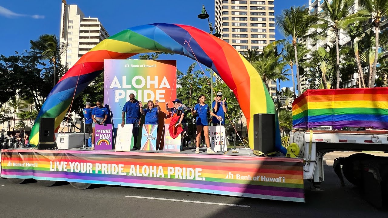 Rainbow Parade | Honolulu Pride Parade 2024 - YouTube