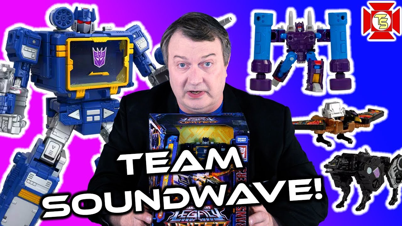 TRANSFORMERS G1 SOUNDWAVE Legacy United with Cassettes Review - YouTube