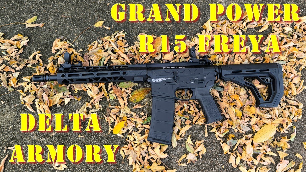 Airsoft - Delta Armory - Grand Power R15 Freya [French] - YouTube