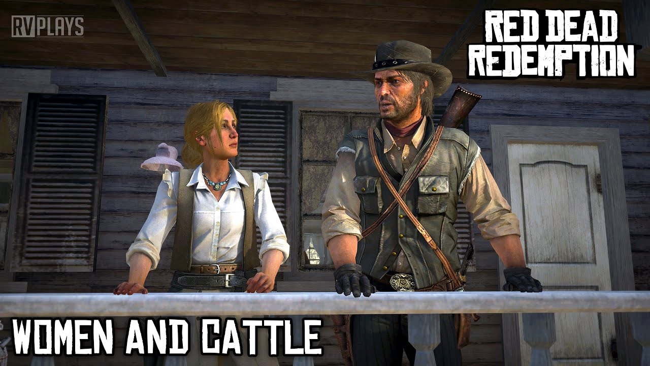 Red Dead Redemption : Women and Cattle (PS5 Gameplay) - YouTube