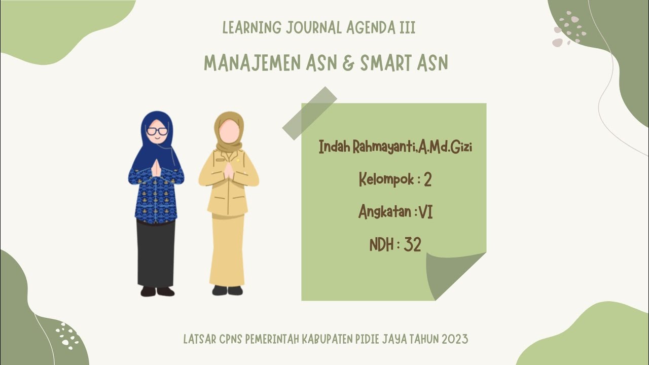 Resume Agenda 3 : Manajemen ASN & Smart ASN - YouTube