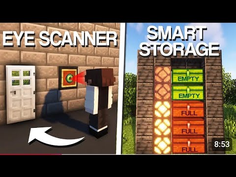 Minecraft: 5 Secret Redstone Build Hacks & Ideas - YouTube