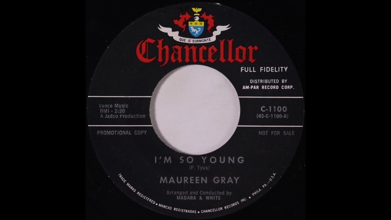 I'm So Young - Maureen Gray - YouTube