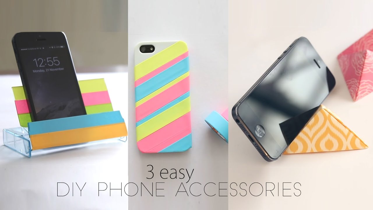 3 Easy DIY Mobile Accessories - 4 Gen Crafts